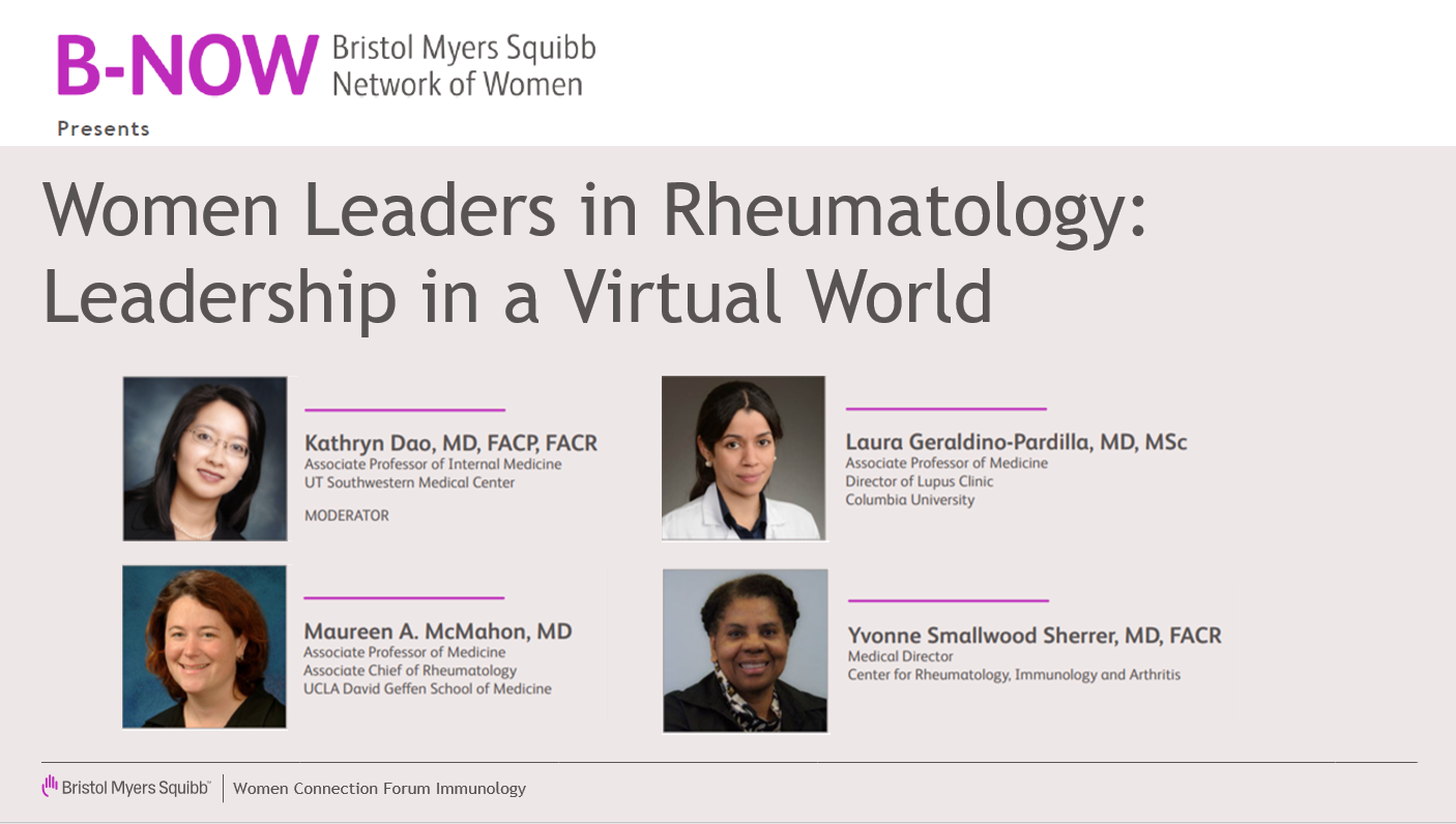 Women Leaders in Rheumatology: Leadership in a Virtual World | RheumNow