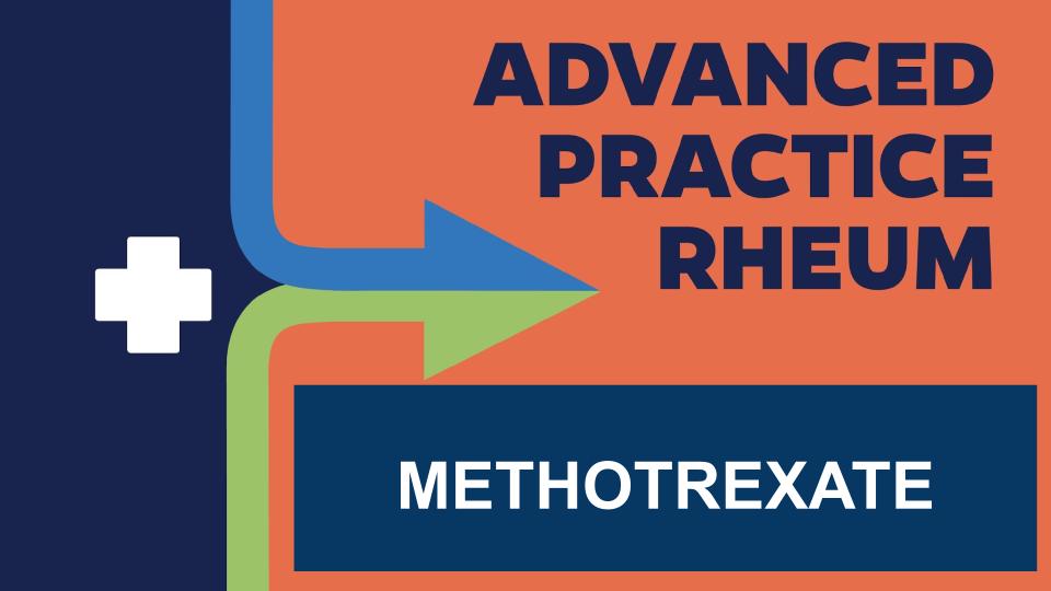 Methotrexate | RheumNow