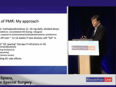 Dr. Spiera's approach to PMR treatment - prefers methylprednisolone ...